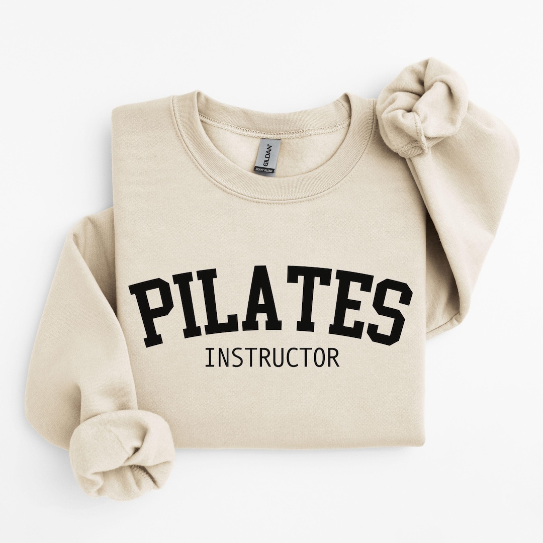 Pilates Instructor Sweatshirt: Unisex Cotton-blend Gym Apparel - Etsy