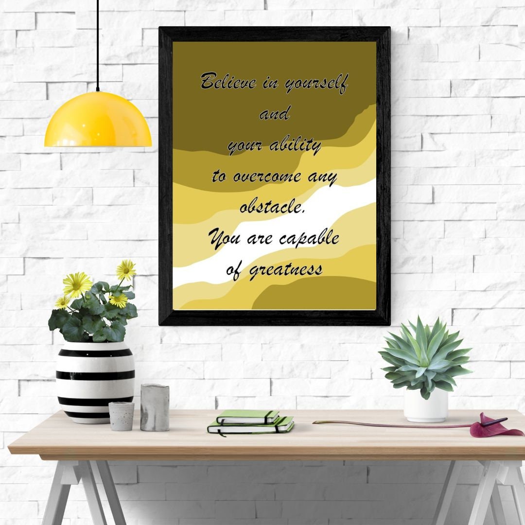 Poster With Motivational, Inspirational Quotes Posters - Etsy
