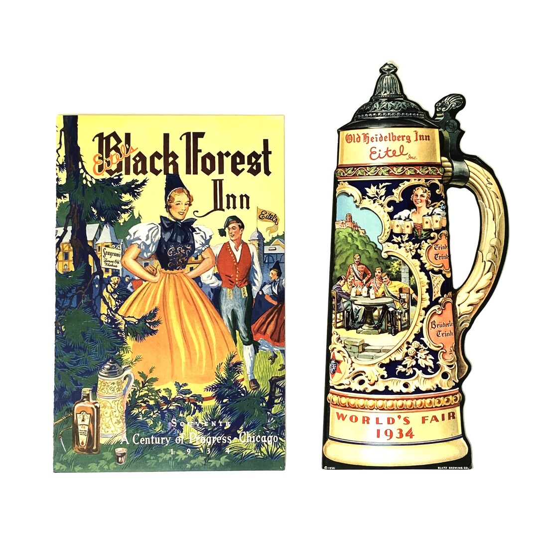 1934 World’s Fair Pre-war Germany Souvenirs - Old Heidelberg - Blatz ...