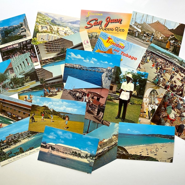 Caribbean Postcards - Etsy