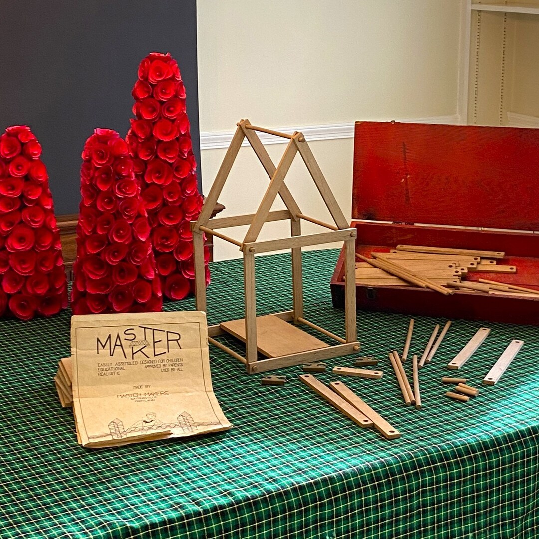 1930s Building Set Toy Gilbert Tool Chest and Master Makers - Etsy