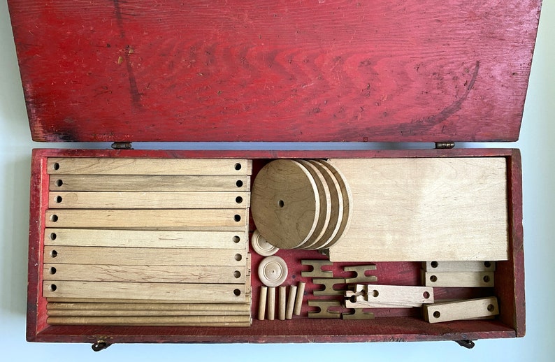 1930s Building Set Toy Gilbert Tool Chest and Master Makers - Etsy