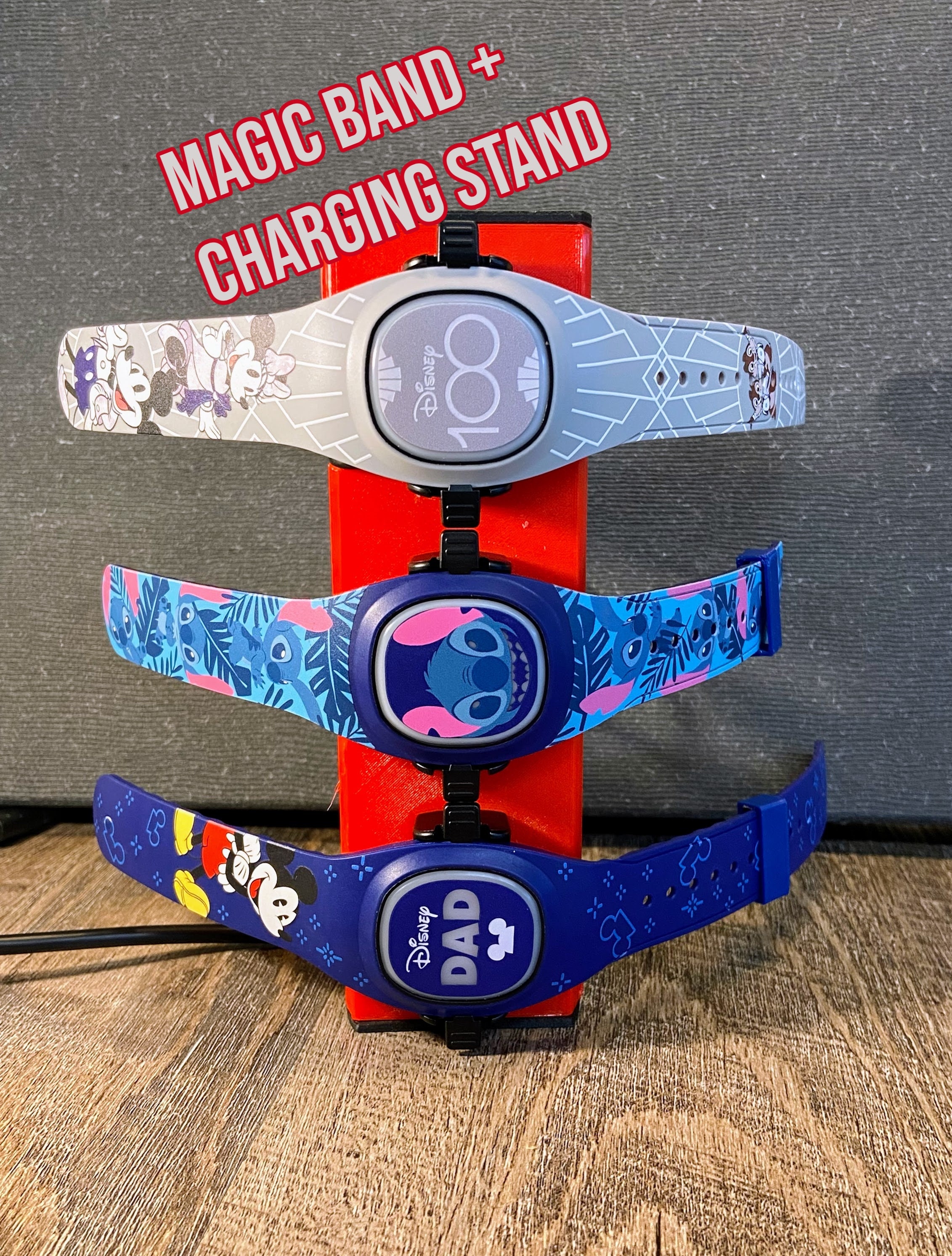 Disney Magicband+ Charging Station Wrist Band Kids | Multiple 3 Band ...