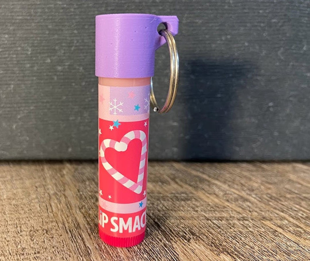 Lip Smackers Lip Balm Customizable Keychain 3d-printed Small Bestie ...