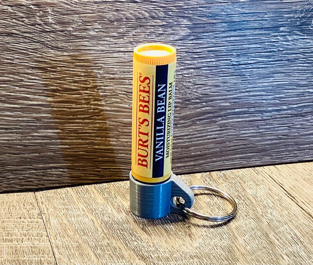 Burts Bees Lip Balm Key Chain Holder Customizable Keychain 3d-printed ...
