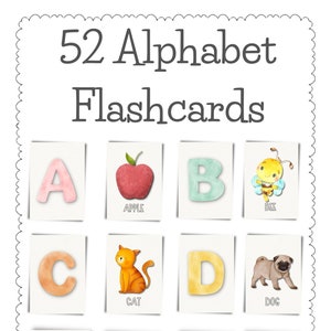 ABC Alphabets Flash Cards | A-Z Cards | Learn Abcs With Pictures ...