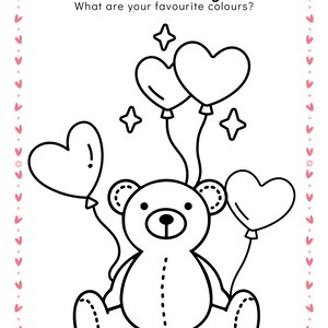 Valentine's Day Printable Activity Sheets Preschool Resources Toddlers ...