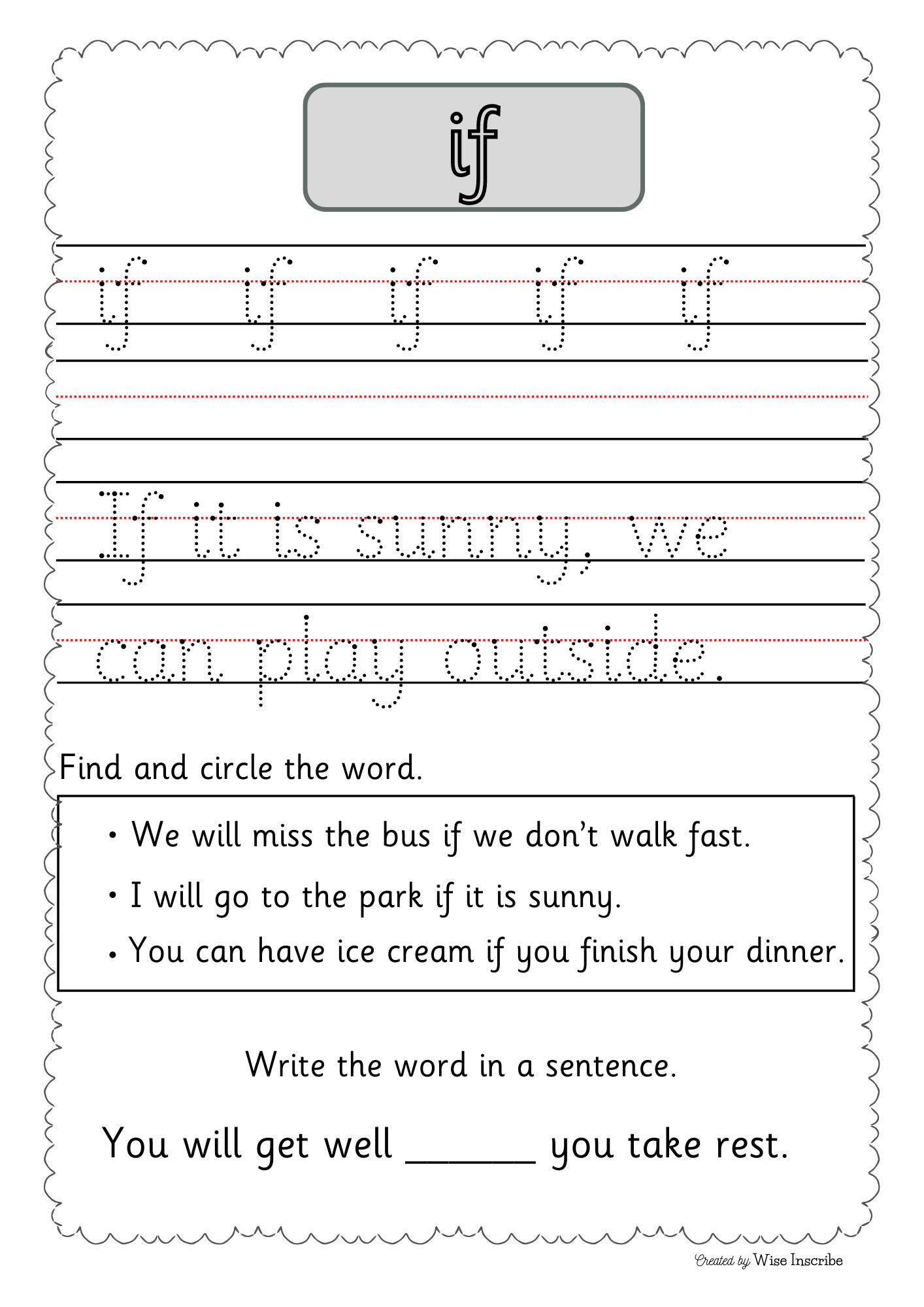 High Frequency Words Practice Worksheets | EYFS Handwriting (printable ...