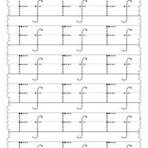 26 Trace the Alphabet Worksheets | Printable Letters Tracing | Nursery ...