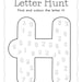 26 Letter Hunt Alphabet Worksheets Printable ABC Colouring Nursery EYFS ...