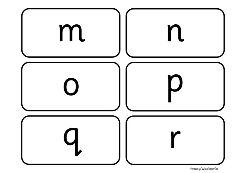 26 Lowercase ABC Flashcards | Alphabets Flashcards | Preschool Learning ...