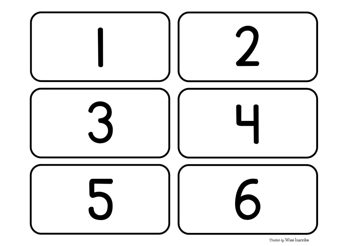 Printable Number Flashcards 1-100: Preschool Learning (digital Download ...