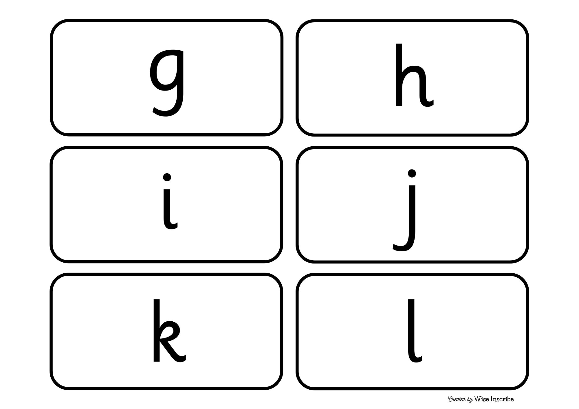 26 Lowercase ABC Flashcards Alphabets Flashcards Preschool Learning ...