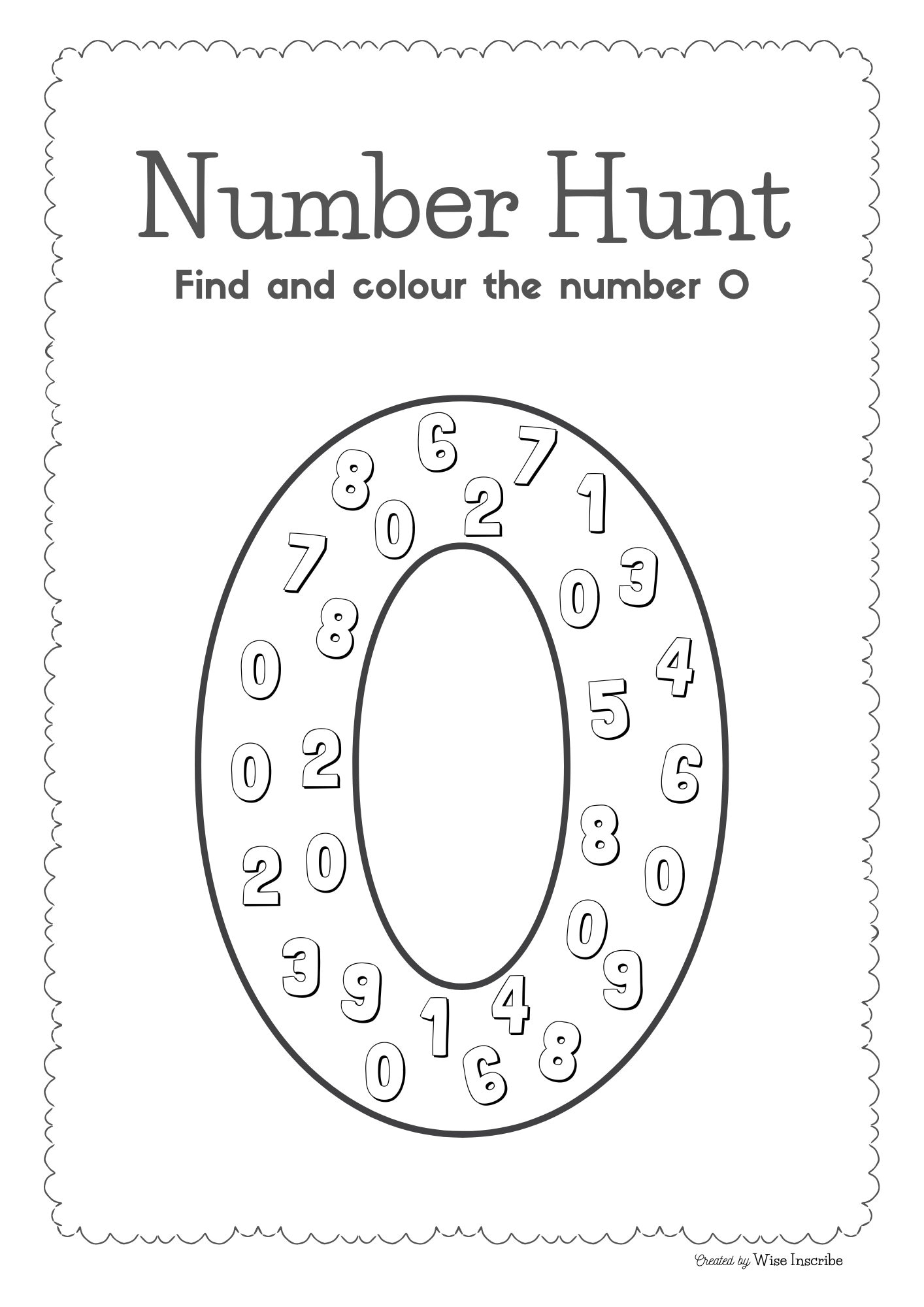 10 Number Hunt Printable Worksheets | Numeracy 123 Activity | Nursery ...