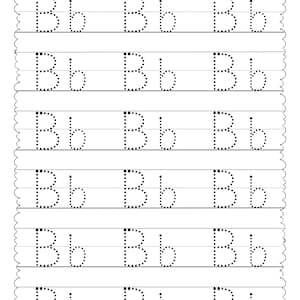 26 Trace the Alphabet Worksheets | Printable Letters Tracing | Nursery ...