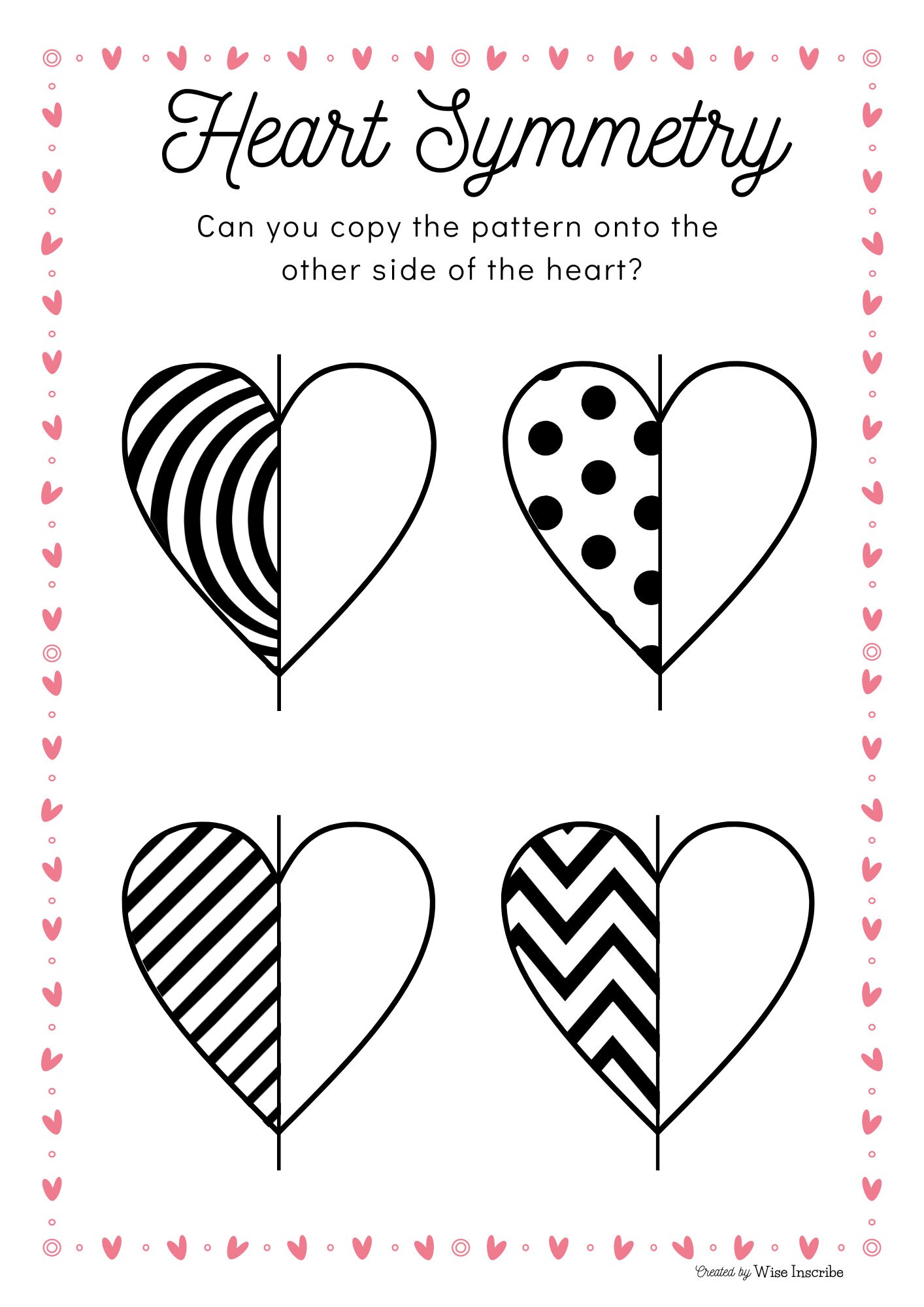 Valentine's Day Printable Activity Sheets Preschool Resources Toddlers ...