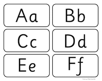 26 Printable Lowercase Alphabet Tracing Worksheets Nursery - Etsy