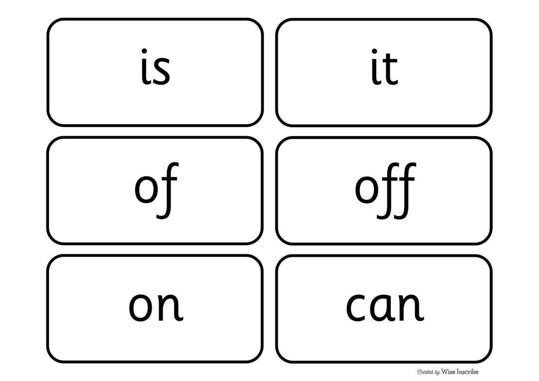 First 100 Tricky Words Flashcards | Sight Words | High Frequency Words ...