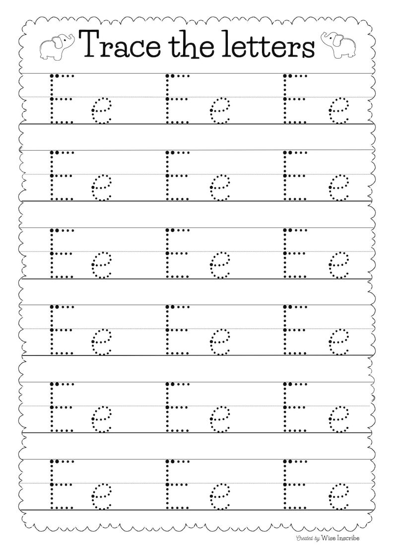 Alphabet Tracing Worksheets: ABC Practice, Preschool Resources ...