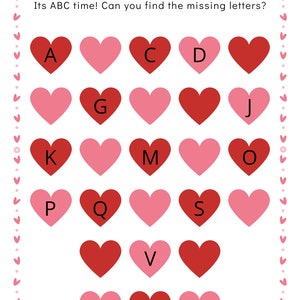 Valentine's Day Printable Activity Sheets Preschool Resources Toddlers ...