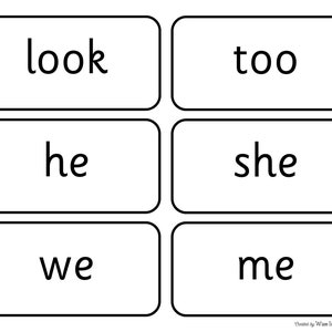 First 100 Tricky Words Flashcards | Sight Words | High Frequency Words ...