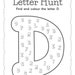 26 Letter Hunt Alphabet Worksheets Printable ABC Colouring Nursery EYFS ...