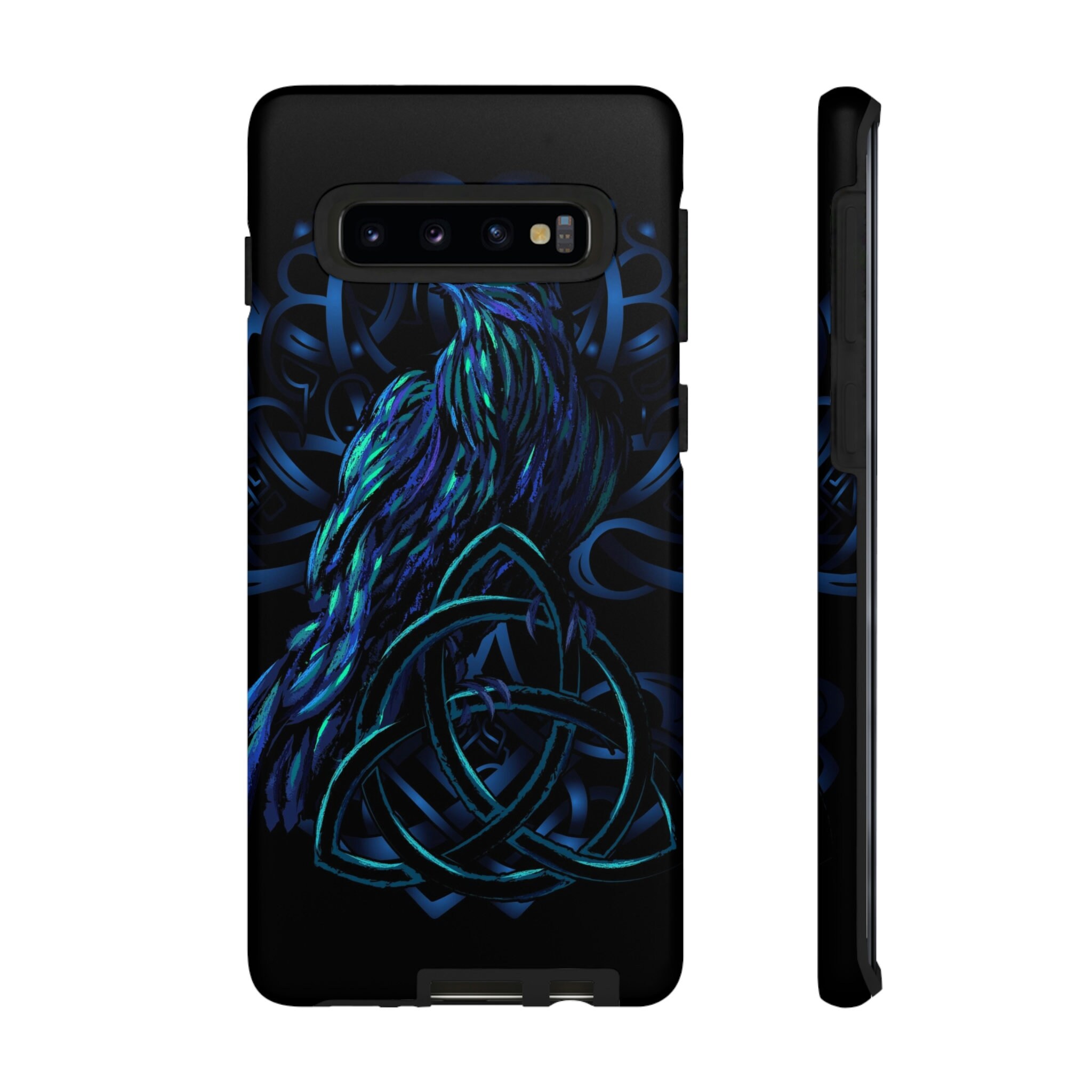 Pagan Celtic Crow Tough Cases - Etsy