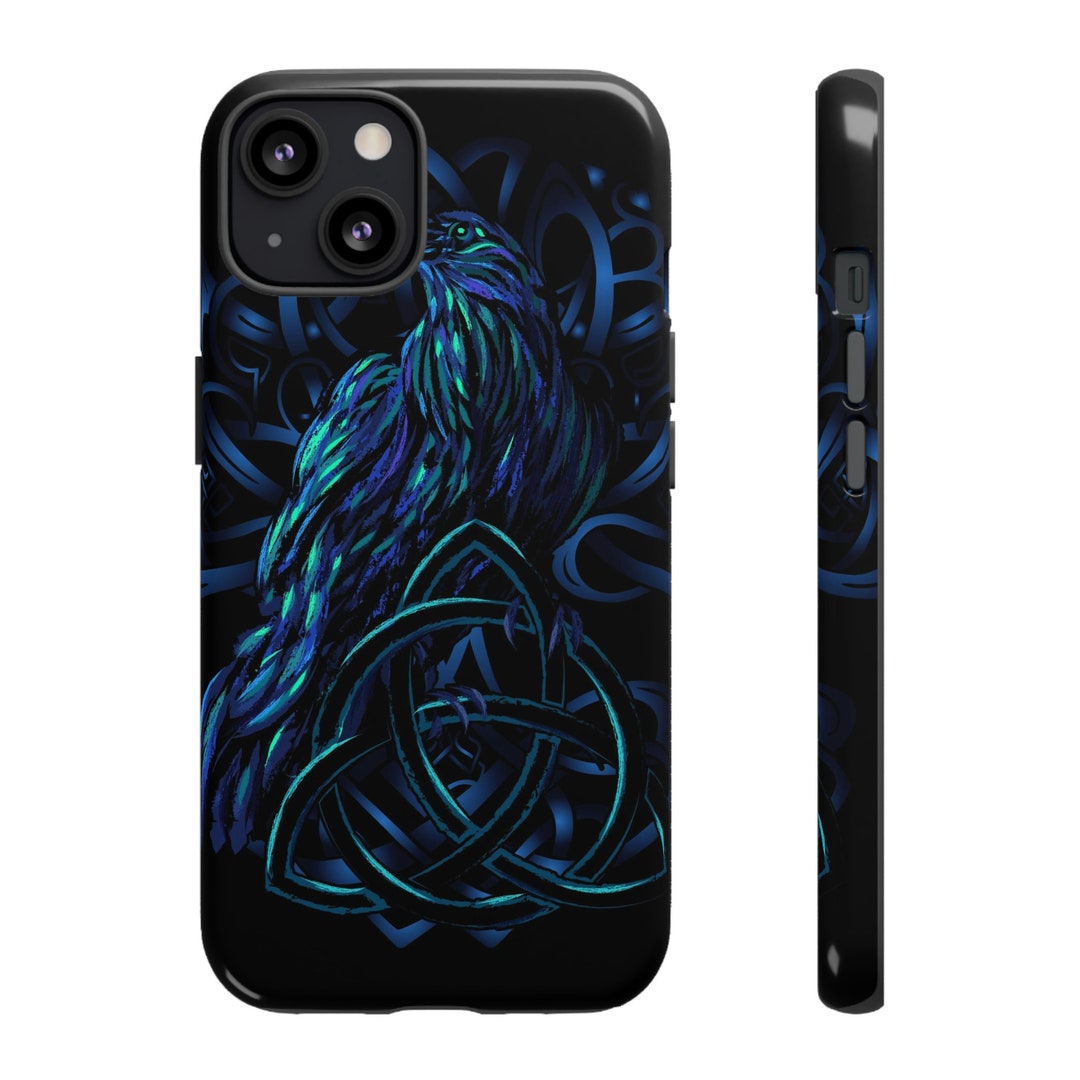 Pagan Celtic Crow Tough Cases - Etsy