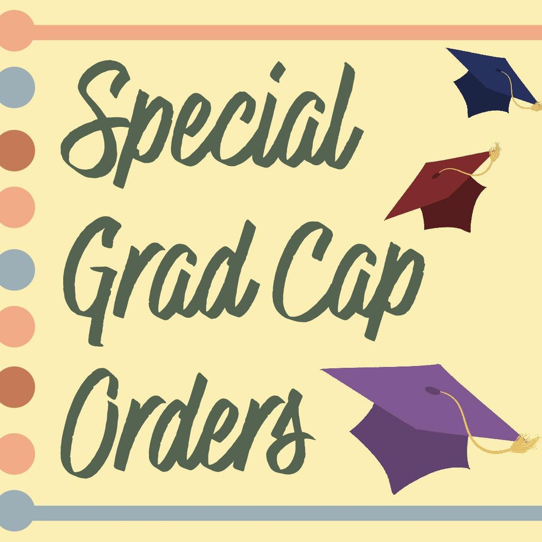 Special Grad Caps - Etsy