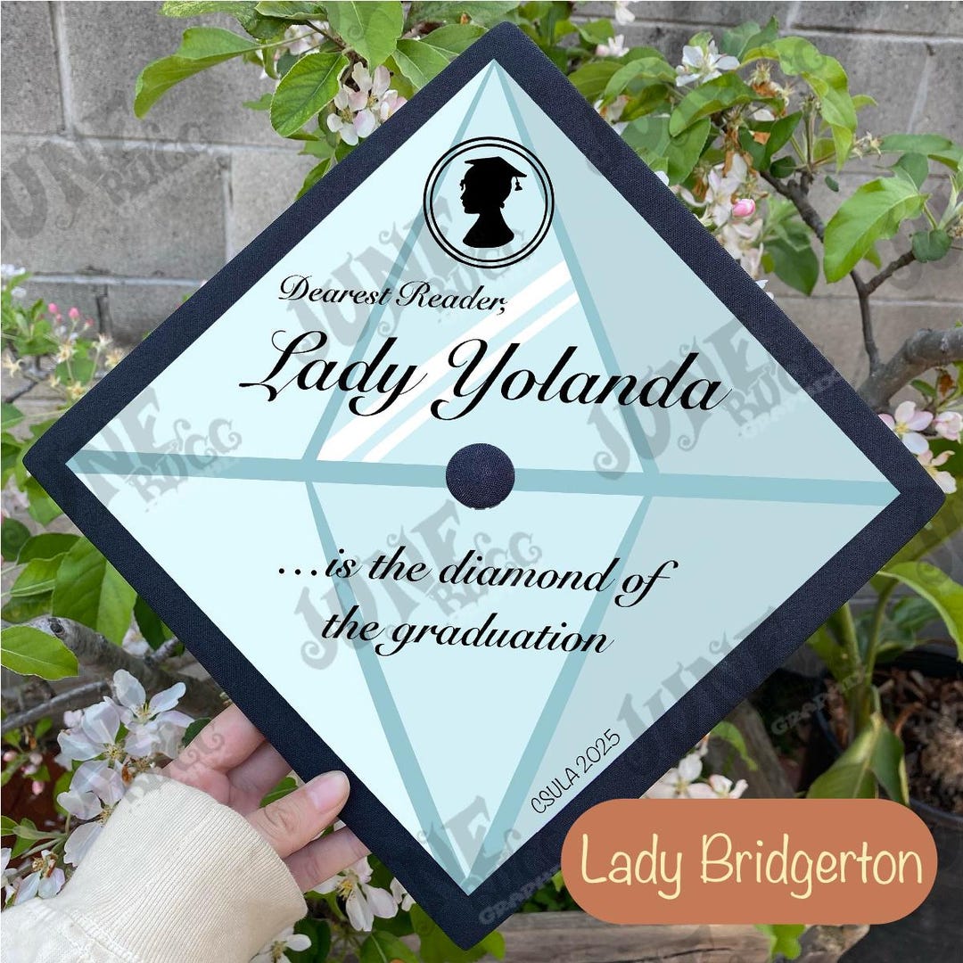 Bridgerton Grad Cap Topper - Etsy