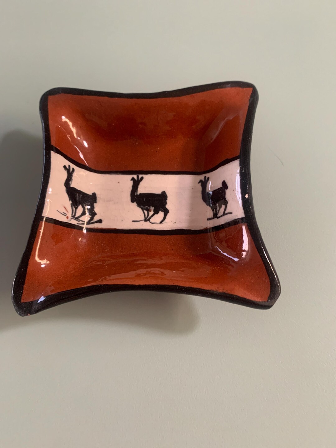 Vintage Los Reyes Llama Peruvian Pottery, Signed - Etsy