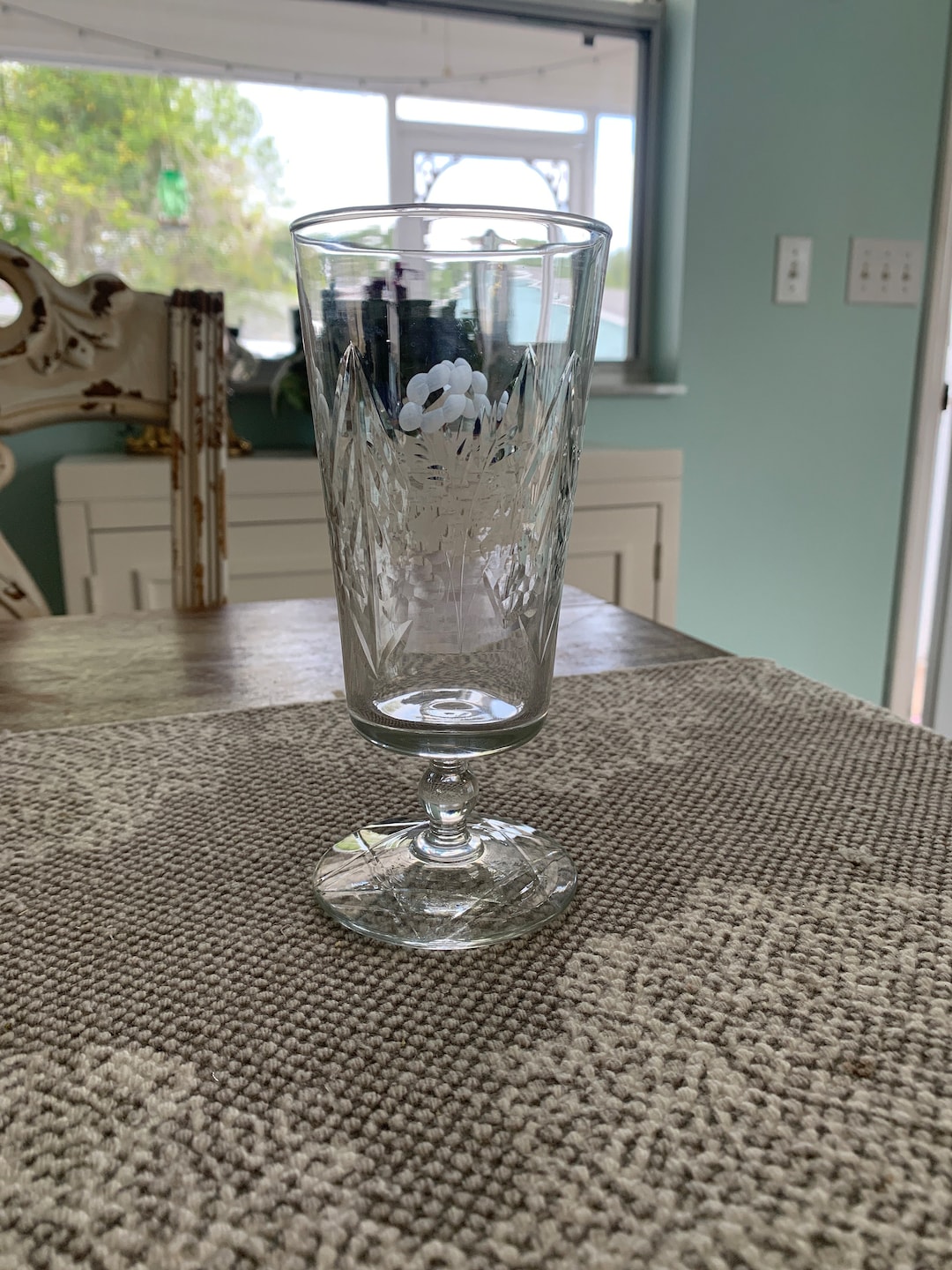 Ice Tea Glasses Charmed Vintage Set of 4 Glasses by Rock Sharpe Blown ...