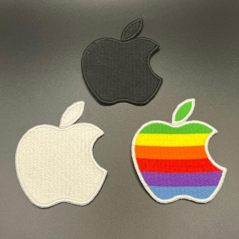 Patches Apple Logo - Etsy UK
