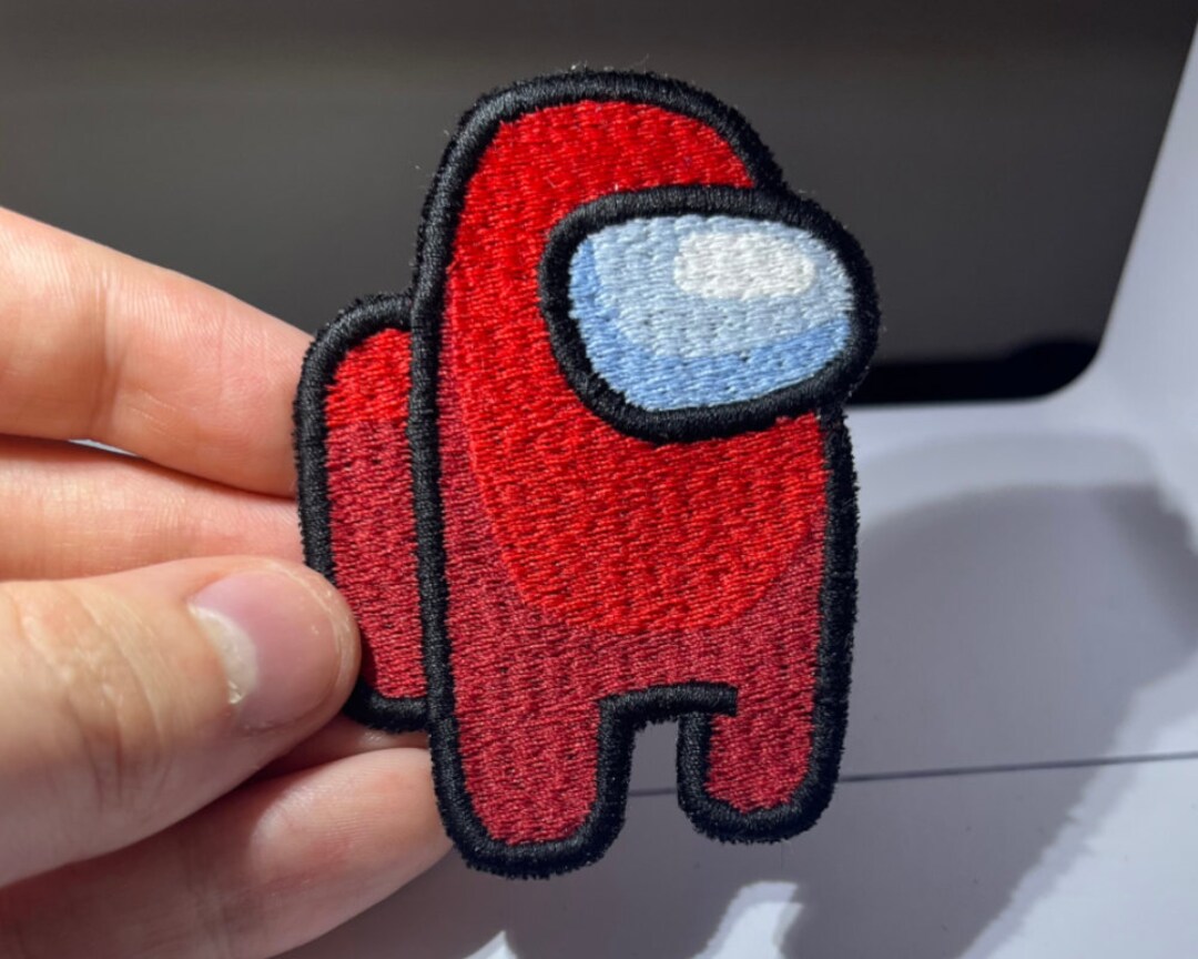 Among Us Embroidered Patch With Sew On, Iron on or Hook and Loop ...