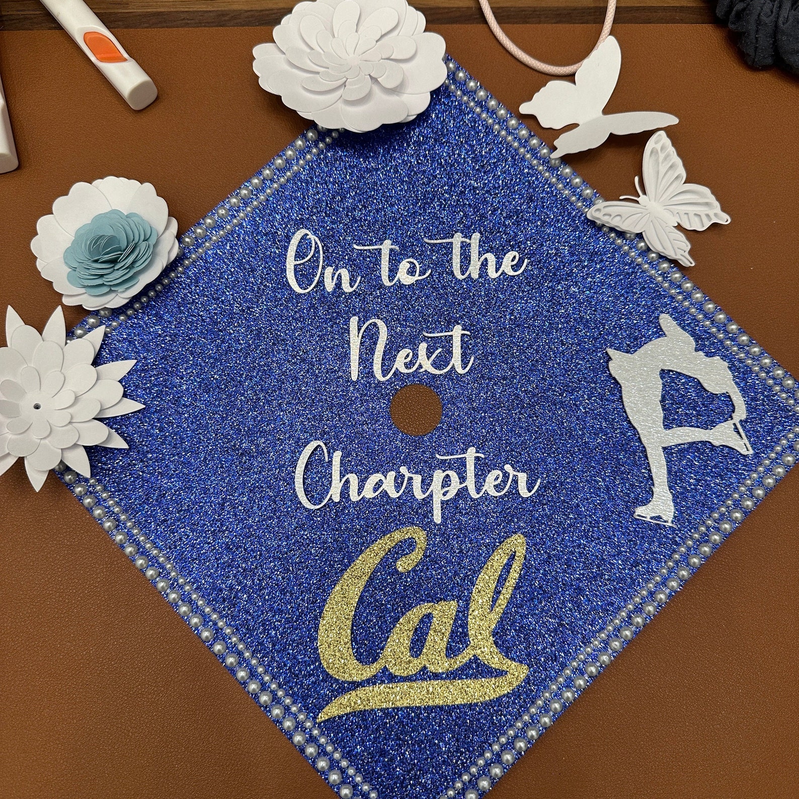 Grand Opening Sale Personalized Grad Cap, UC Berkeley, Figure Skater ...