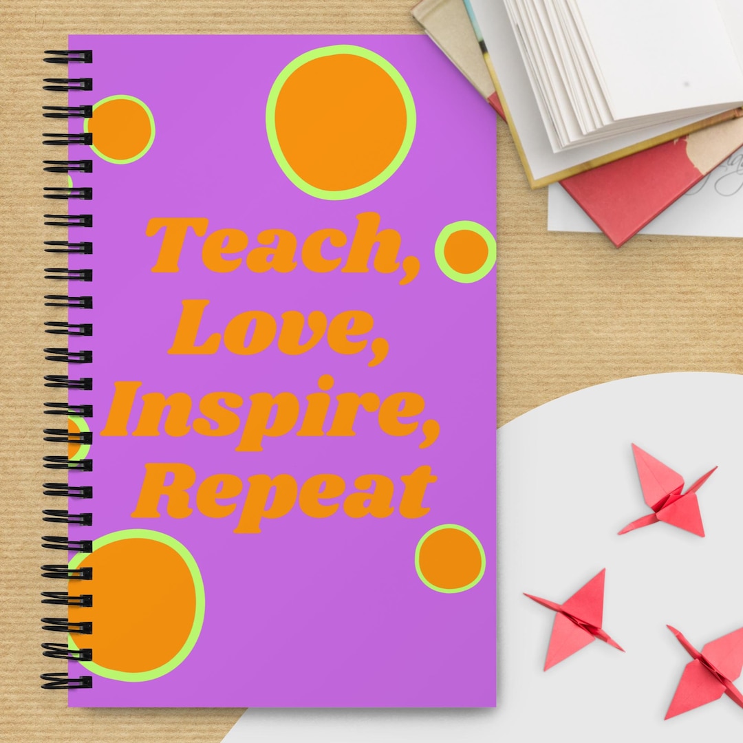 Teacher Notebook - Etsy