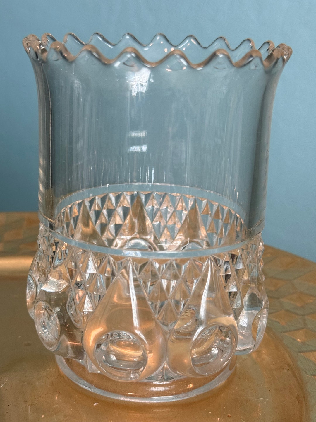Celery Vase Reverse Torpedo by Galzell, Gilmore & Leighton Circa 1892 ...
