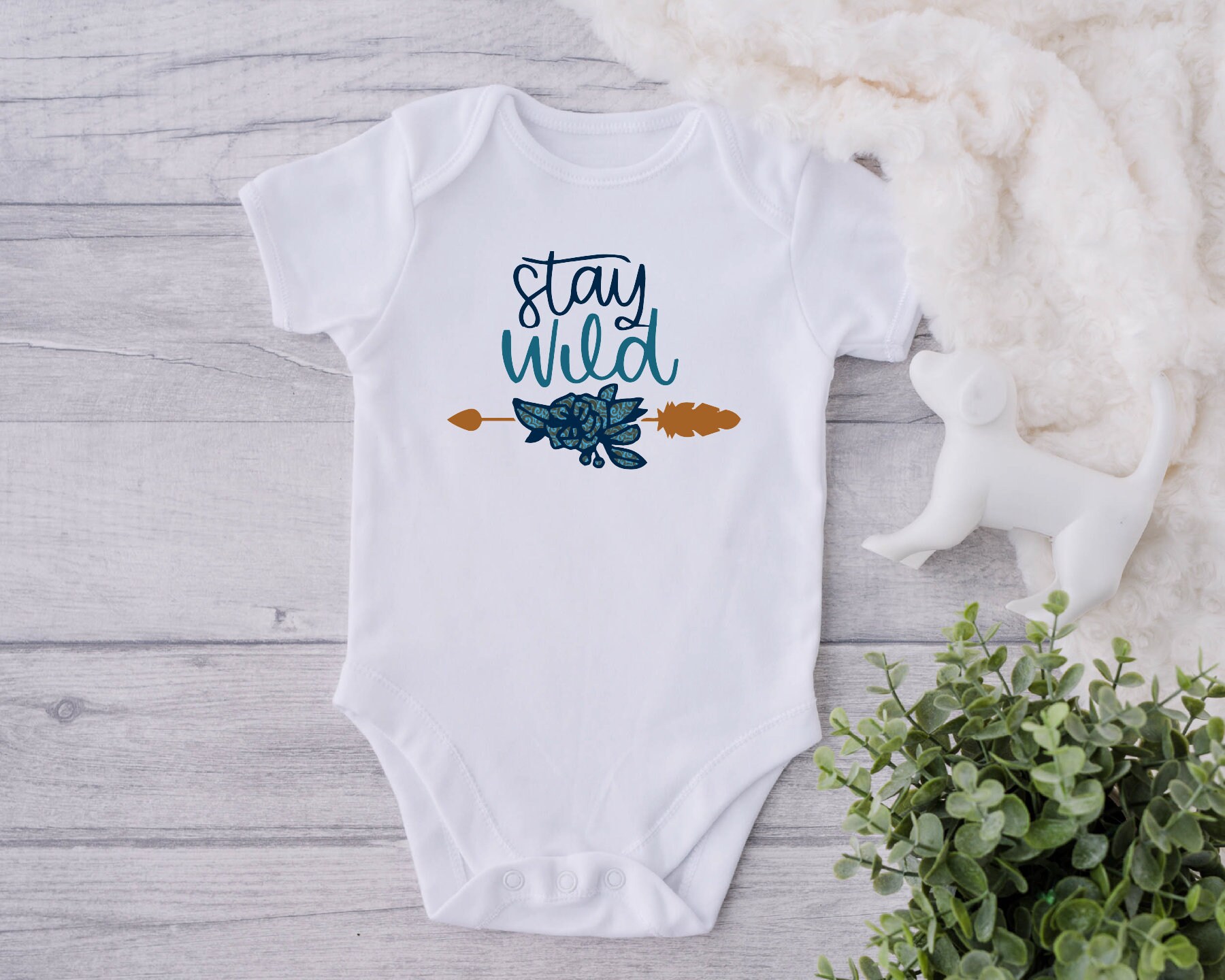 Stay Wild Onesie, Western Kids Onesie, Wild West Baby Onesie ...