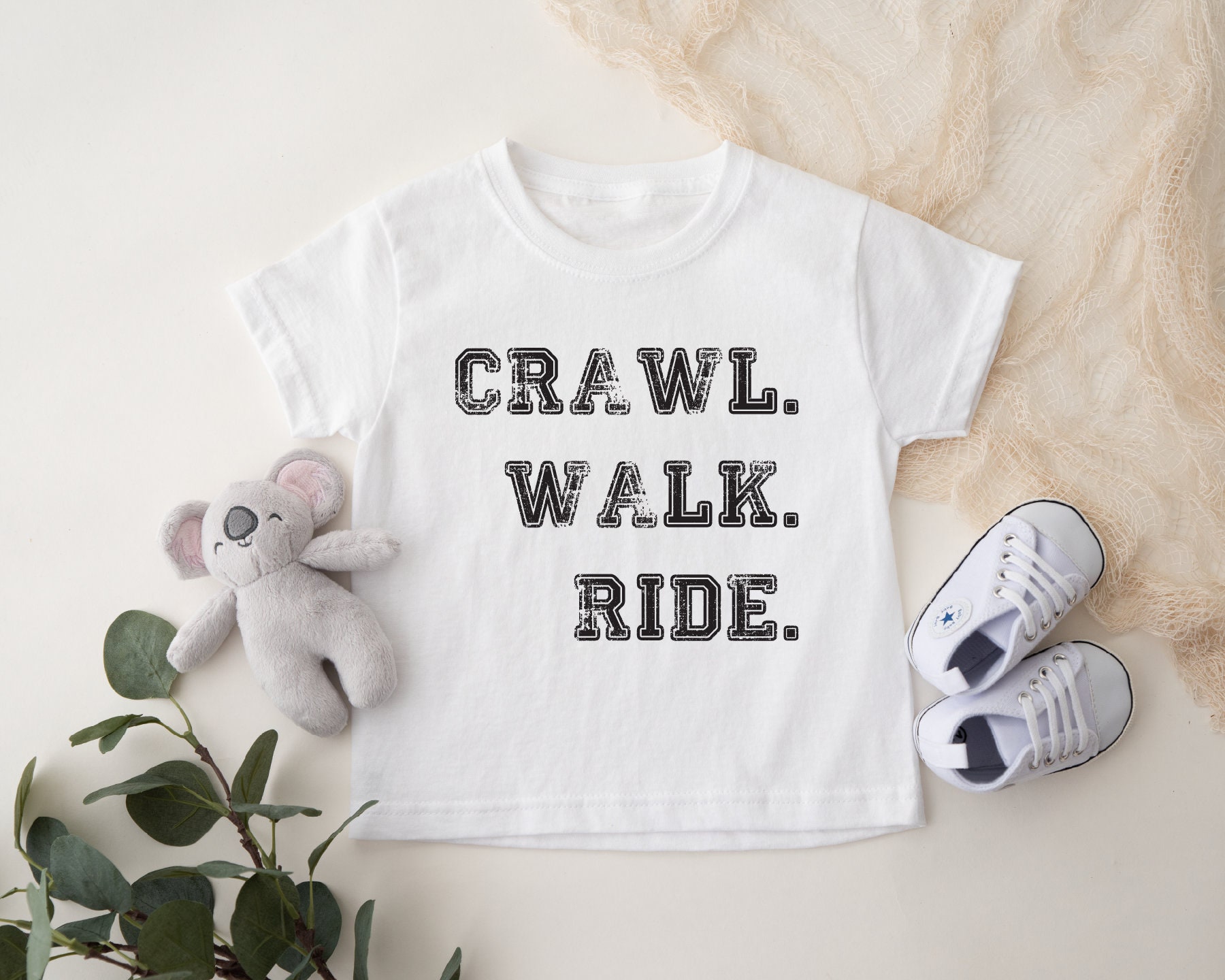 Ride Baby Onesie, Crawl-Walk-Ride Baby Onesie, Cute Motorcycle Onesie ...