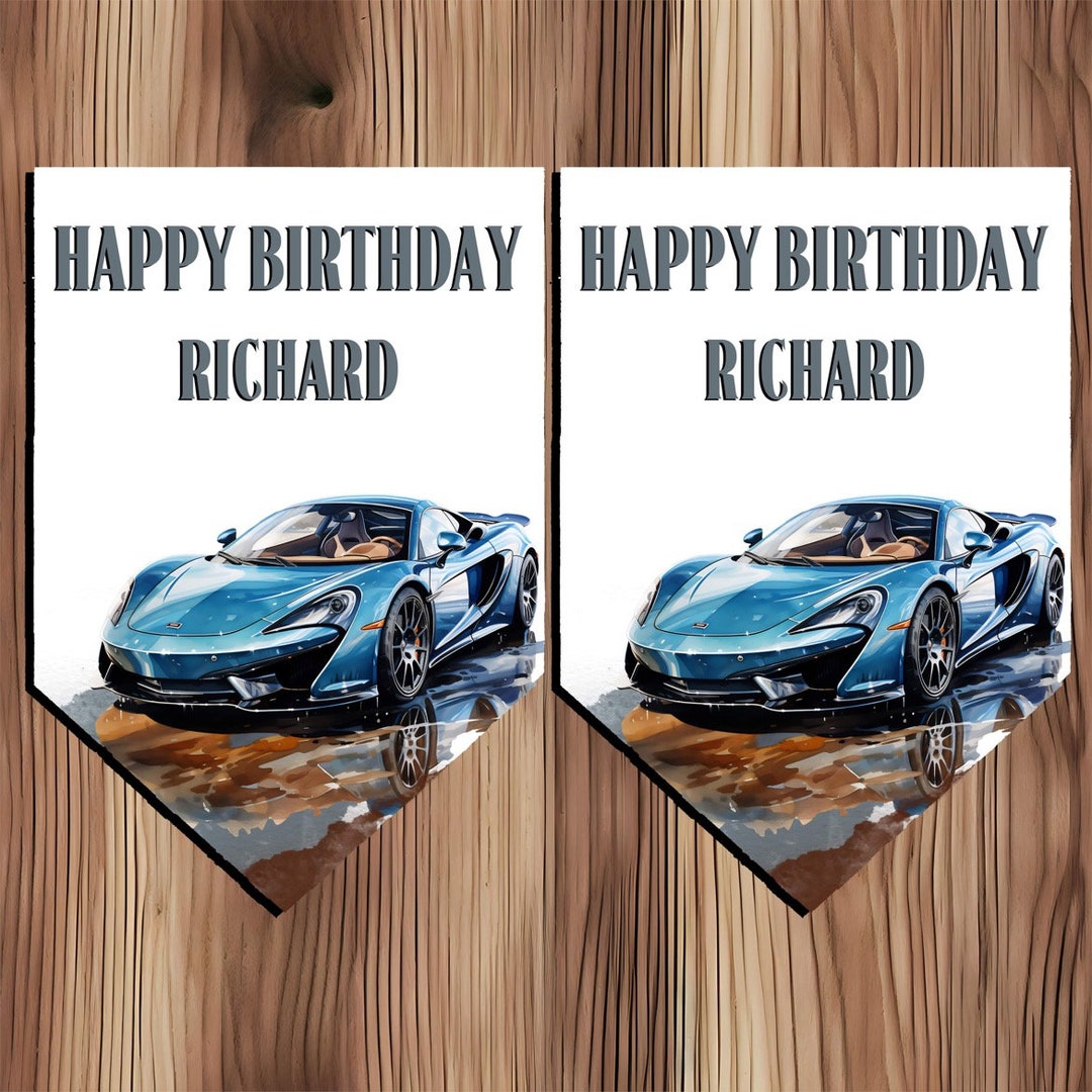 Personalised Car Bunting, Birthday Bunting, Banner, Garland, Car Banner ...