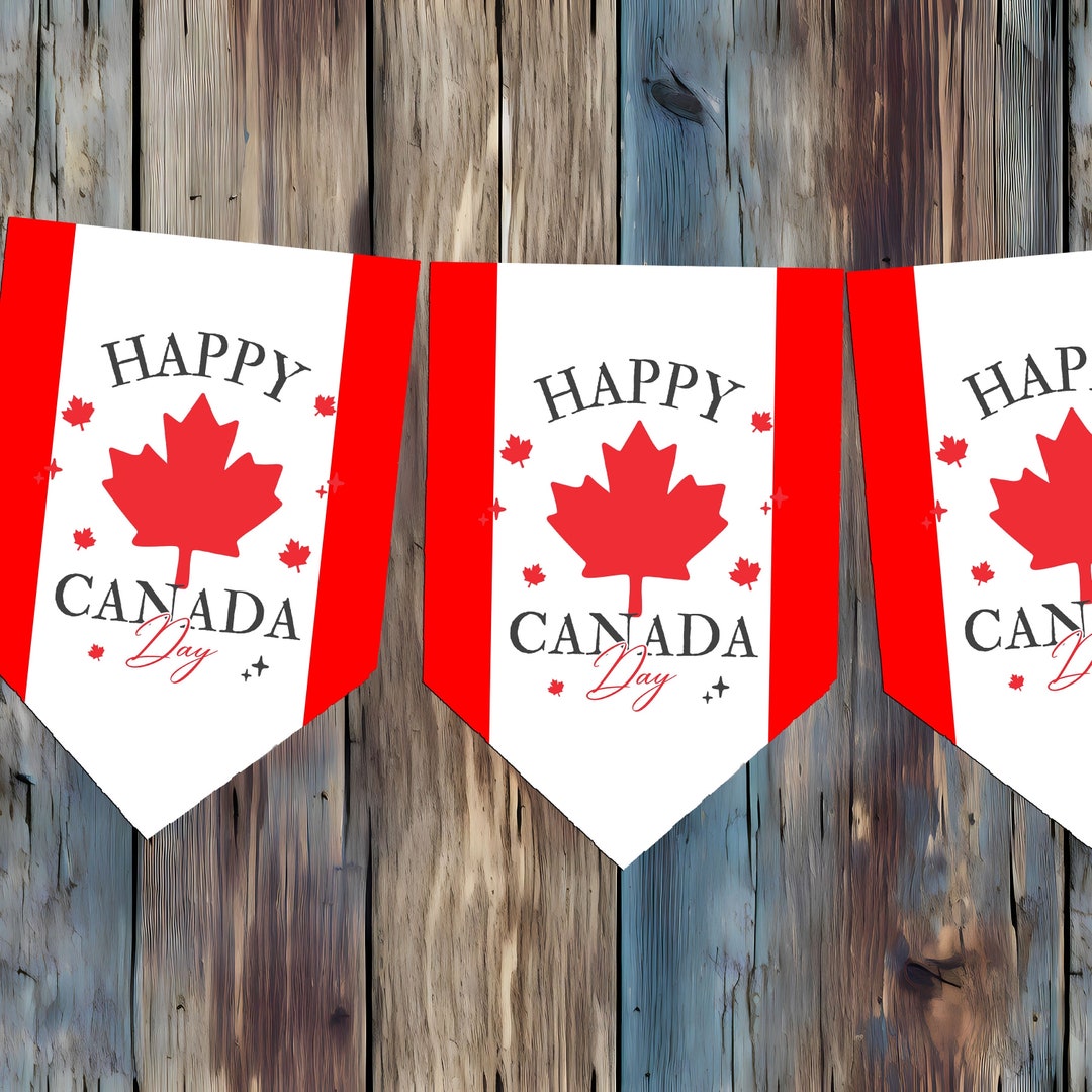 Canada Day Bunting , Canada Day Banner , Decorations , Party Decor ...