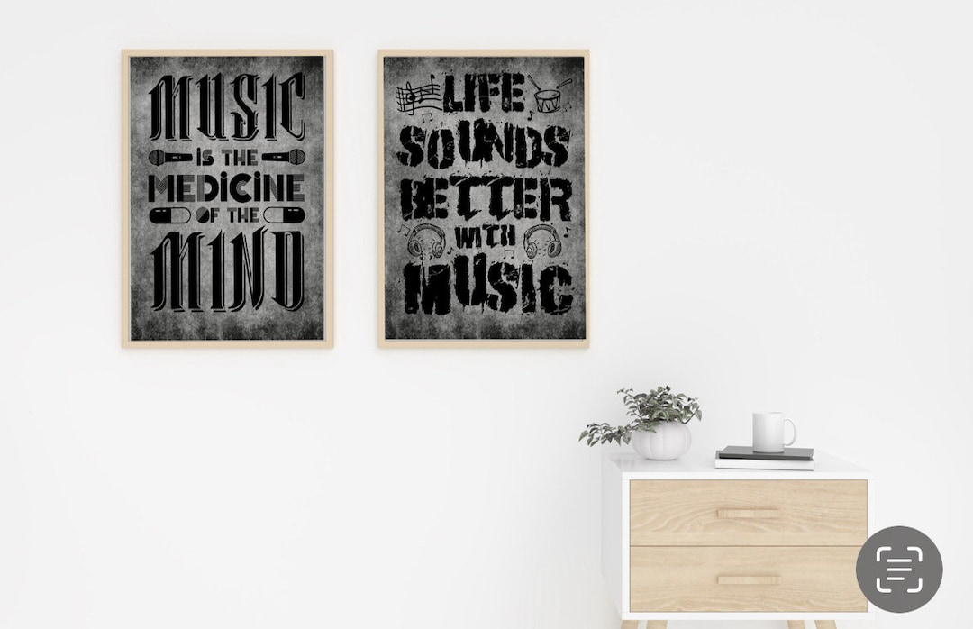 DJ Quotes ,music Quotes, Wall Art , X2 Wall Art Prints , A4 Prints - Etsy