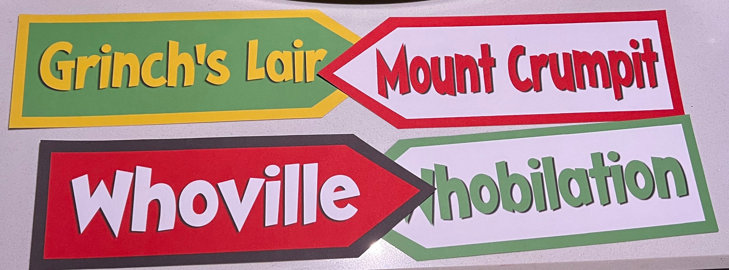 Grinch Decorations ,grinch Arrows , Grinchmas , Whoville , Merry ...