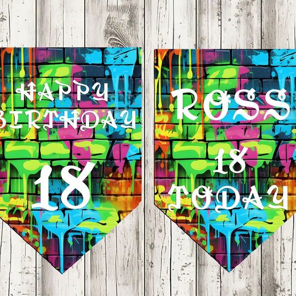 Graffiti Party Decorations - Etsy