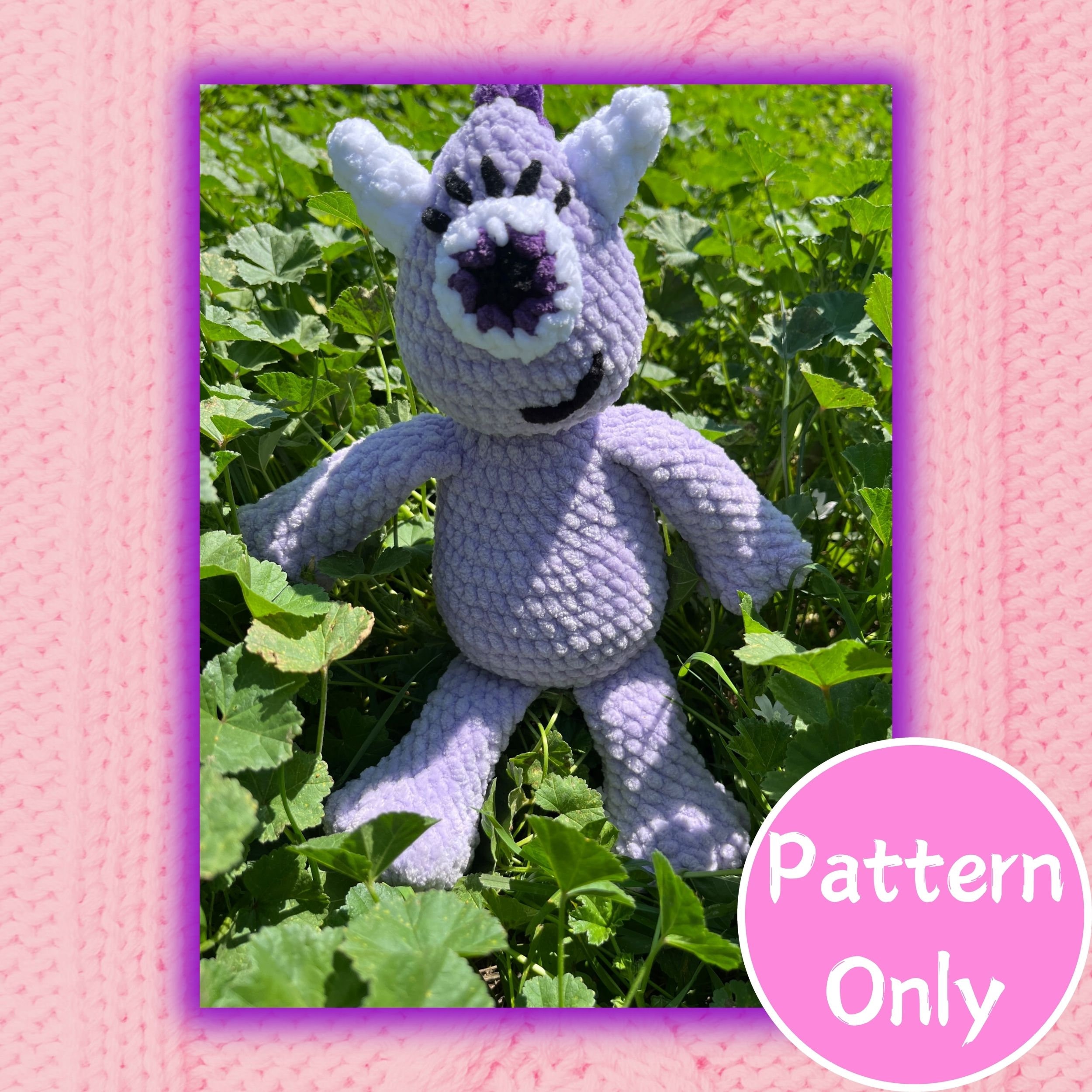 Cyclops Digital Crochet Pattern Toy Craft Project Make Your Own Monster ...