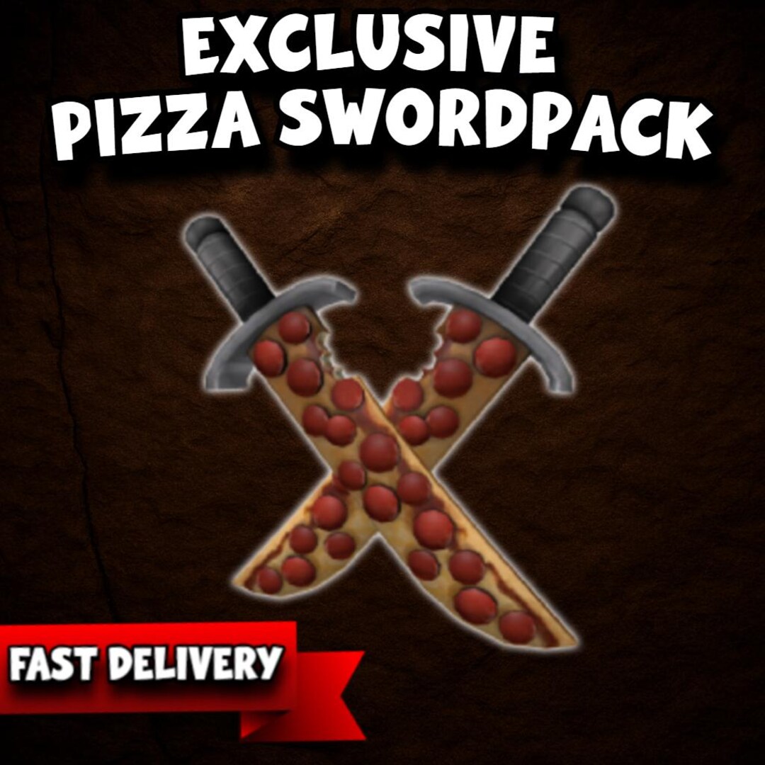 Roblox Exclusive Pizza Swordpack Back Accessory [ALL PLATFORMS] - Etsy ...