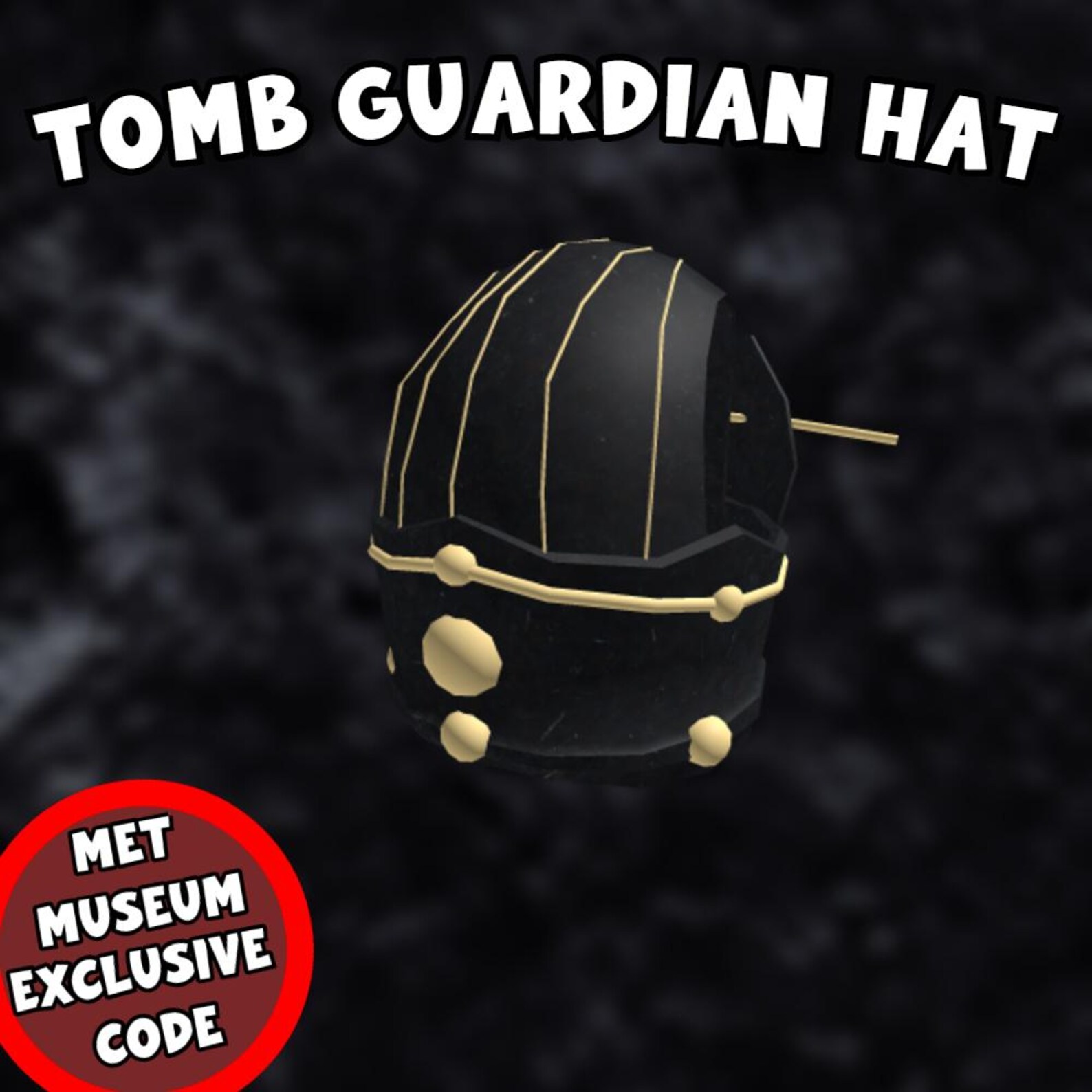 Roblox MET MUSEUM - Tomb Guardian Hat - Etsy