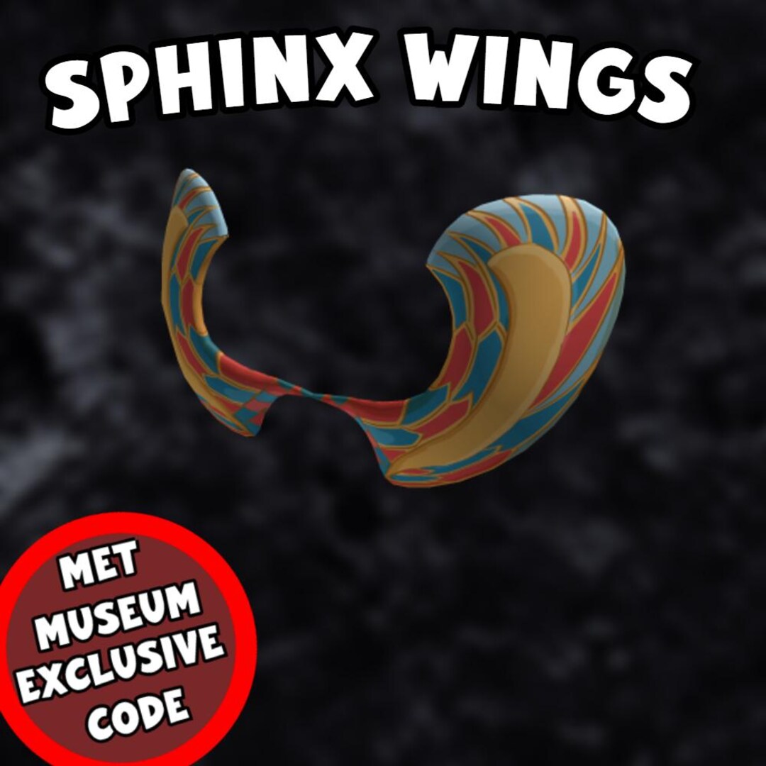 Roblox MET MUSEUM - Sphinx Wings - Etsy