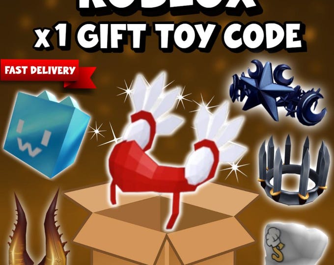 Roblox Gift Toy Code | Accessory Item - Etsy