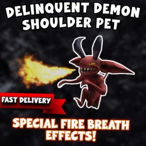 Roblox Delinquent Demon Shoulder Pet [ALL PLATFORMS] - Etsy